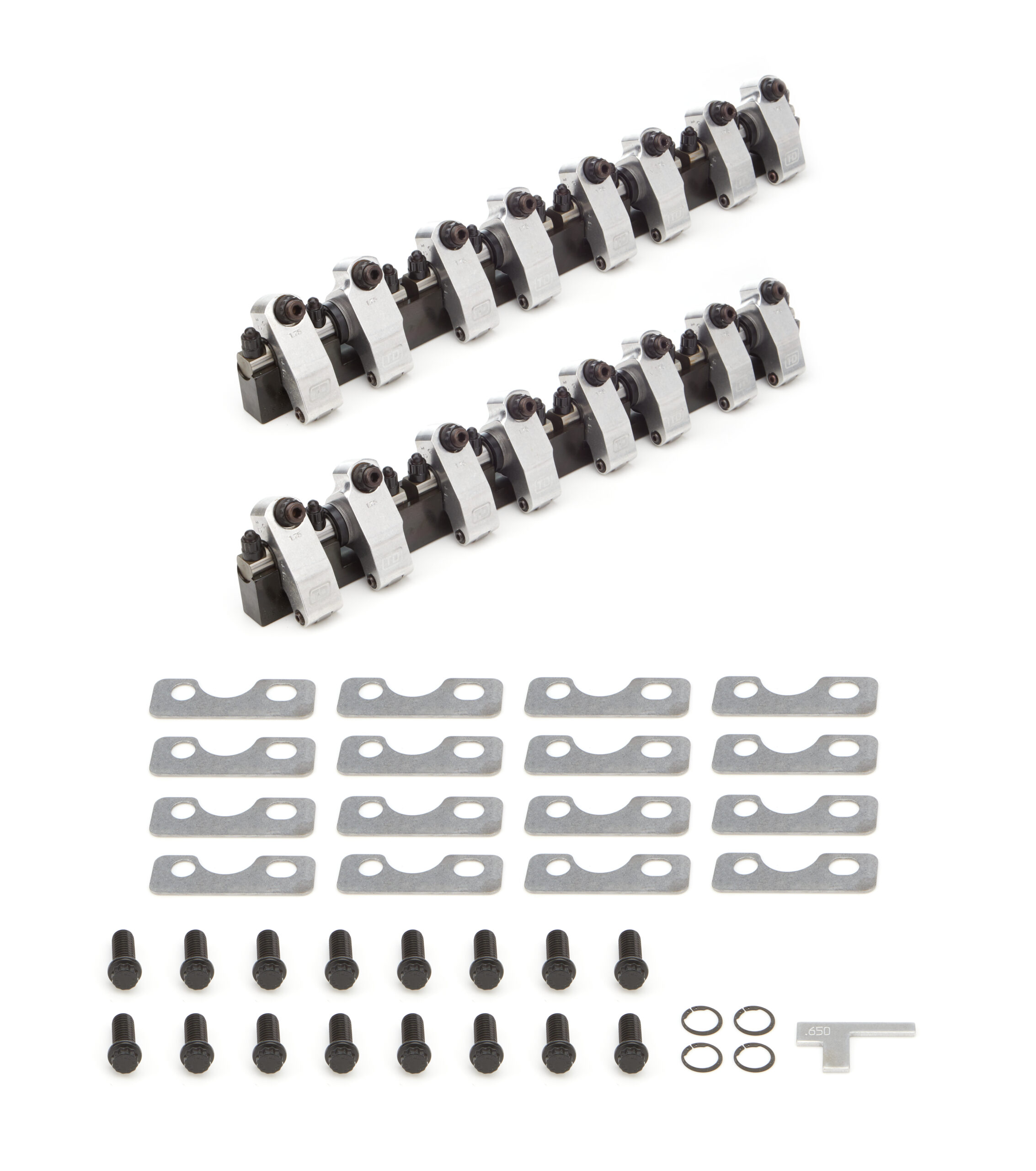T AND D MACHINE SBF Shaft Rocker Kit w/TFS3 High Port Heads 7322-175/1.75