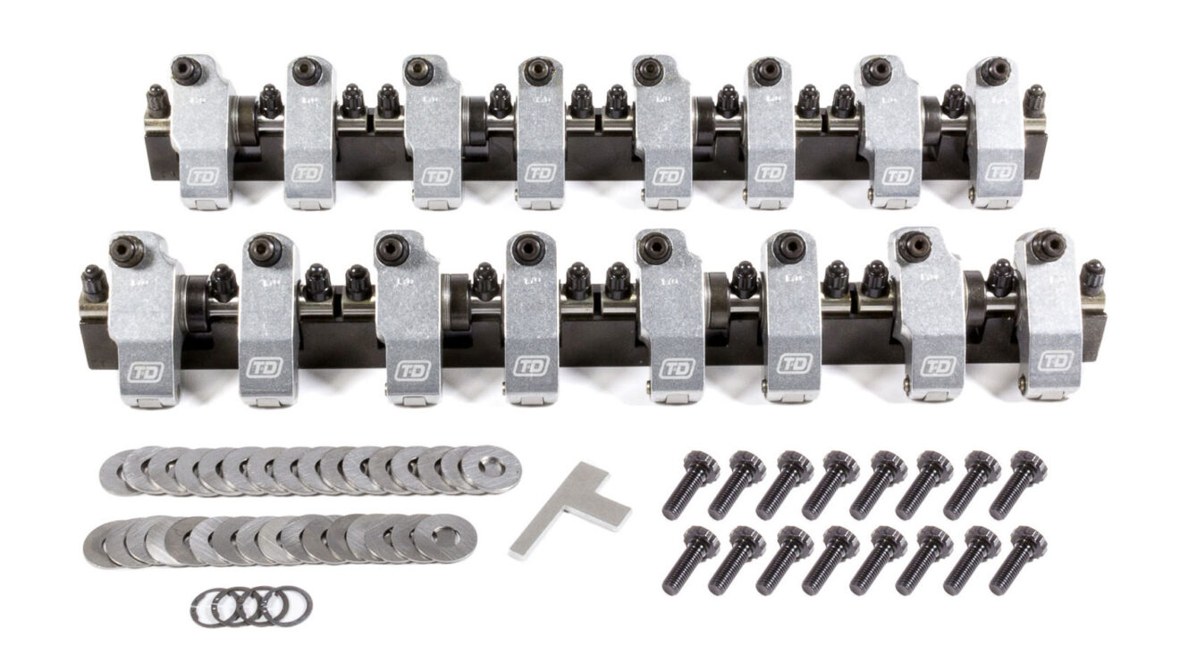 T AND D MACHINE Chevy LS7 Shaft Rocker Arm Kit 1.80/1.80 Ratio 2351-180/180