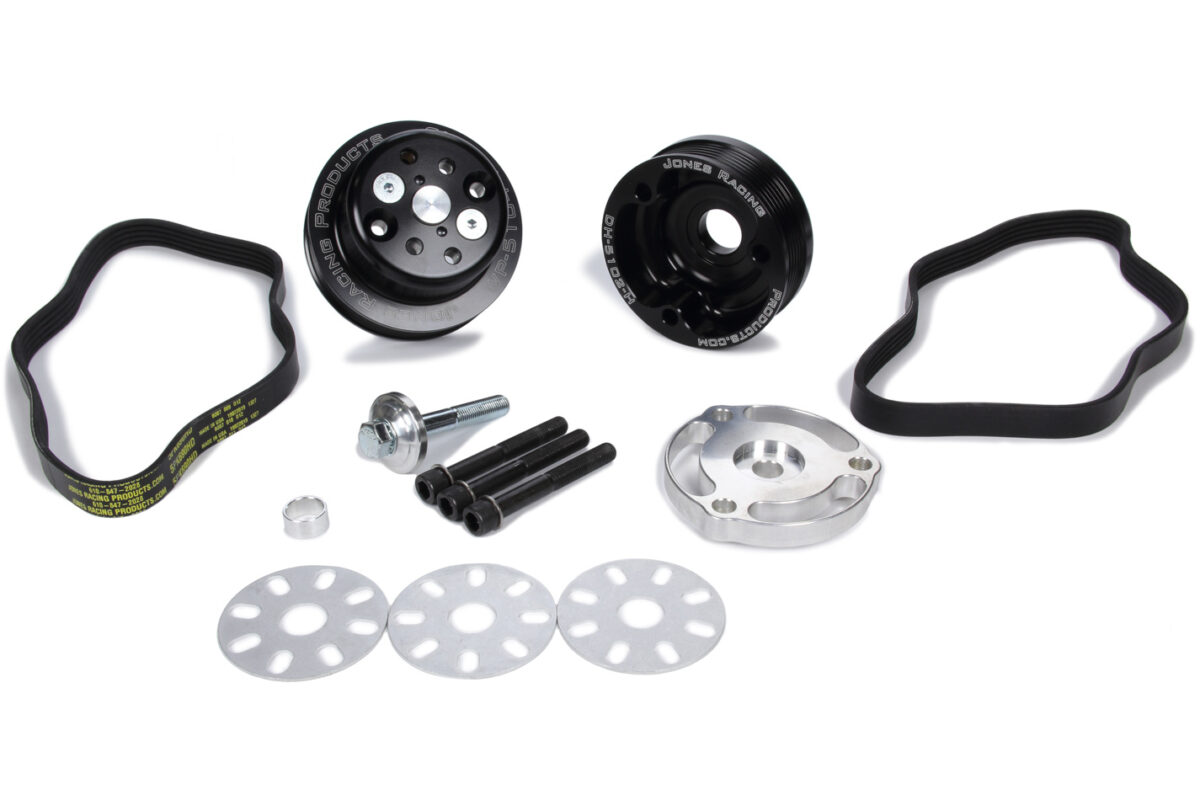 JONES RACING PRODUCTS Serpentine Water Drive Kit SBC Crate Cartidge ...