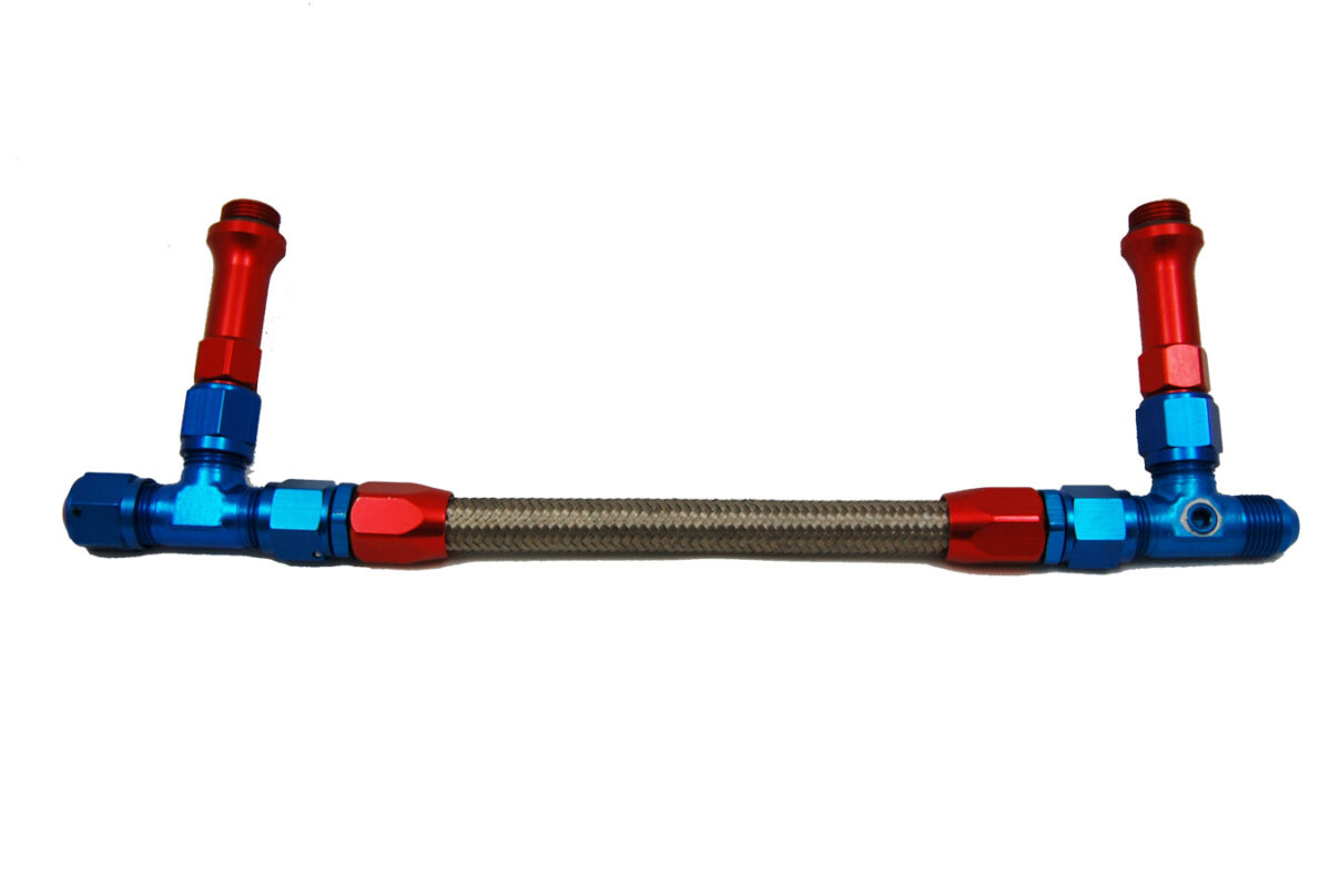 ADVANCED ENGINE DESIGN Braided Fuel Line Kit - #8 Holley Carb. 6097