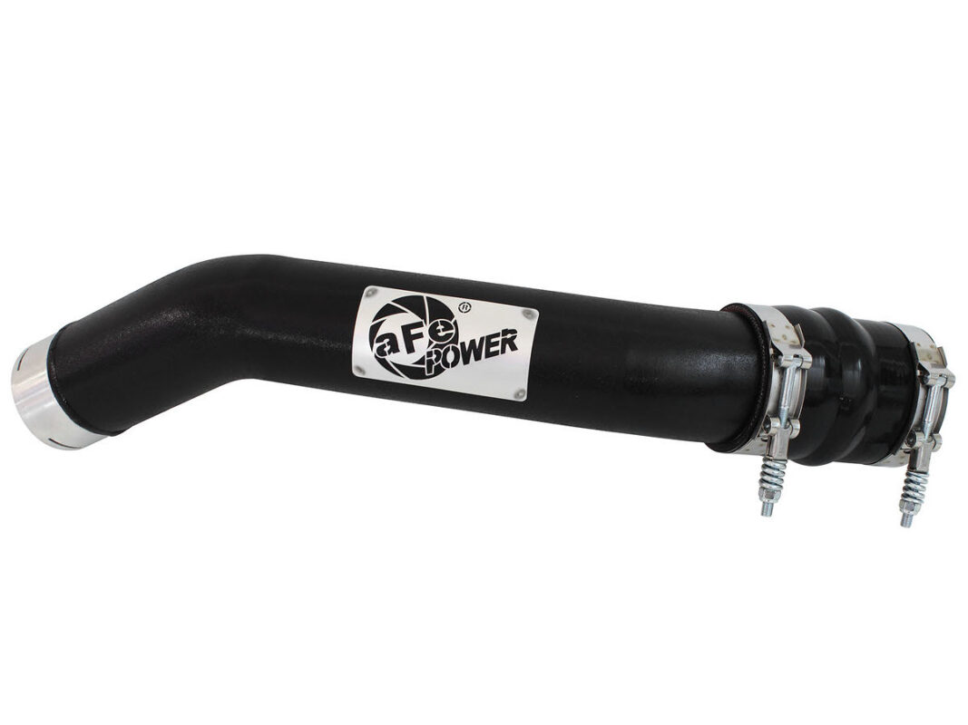 AFE POWER BladeRunner 3in Aluminum Hot Charge Pipe Black 46-20148-B