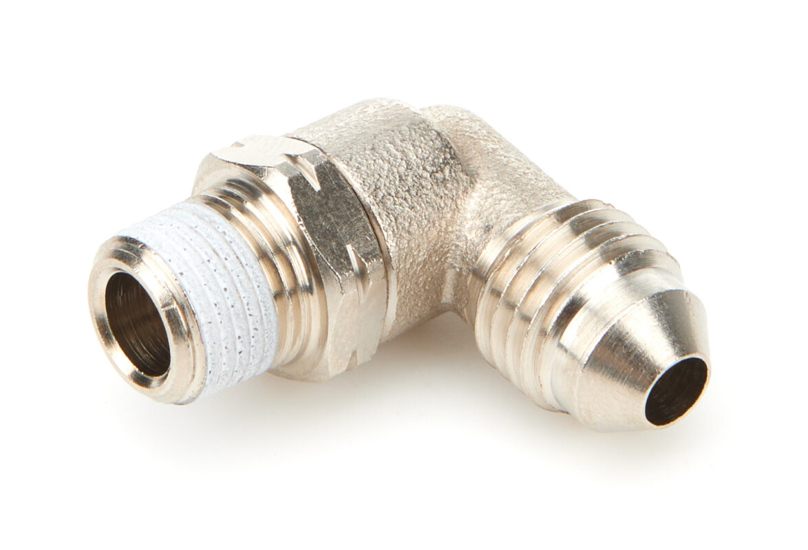 AIR LIFT Fitting Elbow Swivel 1/8in MNPT x 4AN M 21815