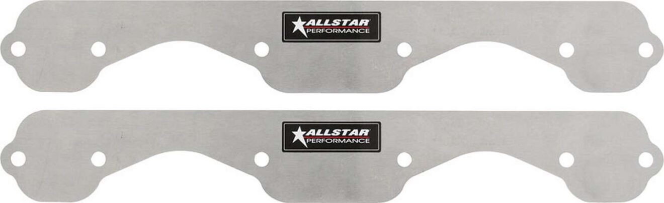 ALLSTAR PERFORMANCE Exhaust Block Off Plates SBC Standard Aluminum ALL34212