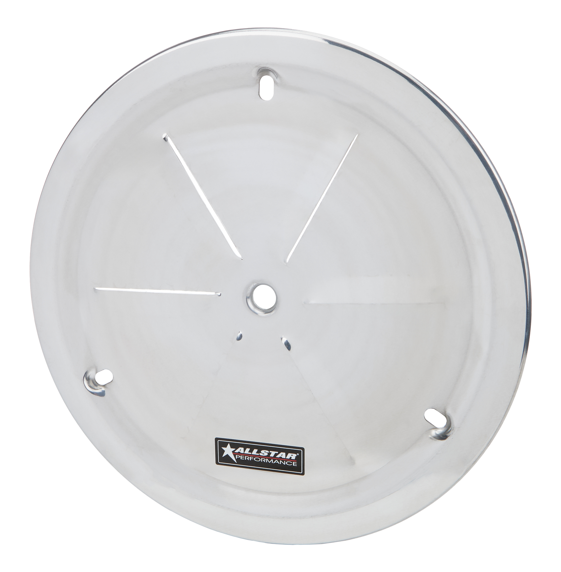 ALLSTAR PERFORMANCE Aluminum Wheel Cover Weld Louvered Polished ALL44140