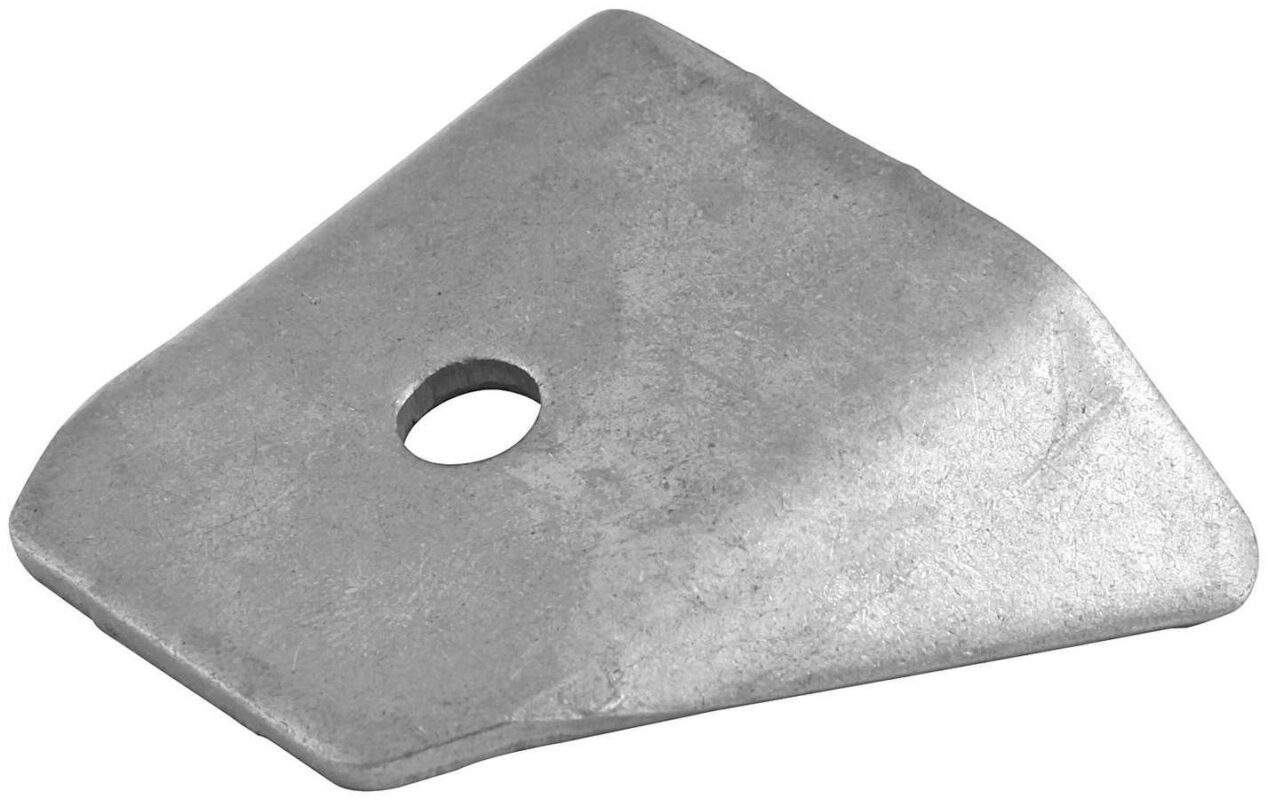 ALLSTAR PERFORMANCE Gusset Tabs 4pk Flat Mount 1/4in Hole ALL60027