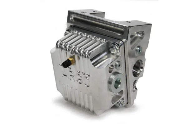 ARGO MANUFACTURING Billet Remote Filter Mnt w/ Screen HPF301