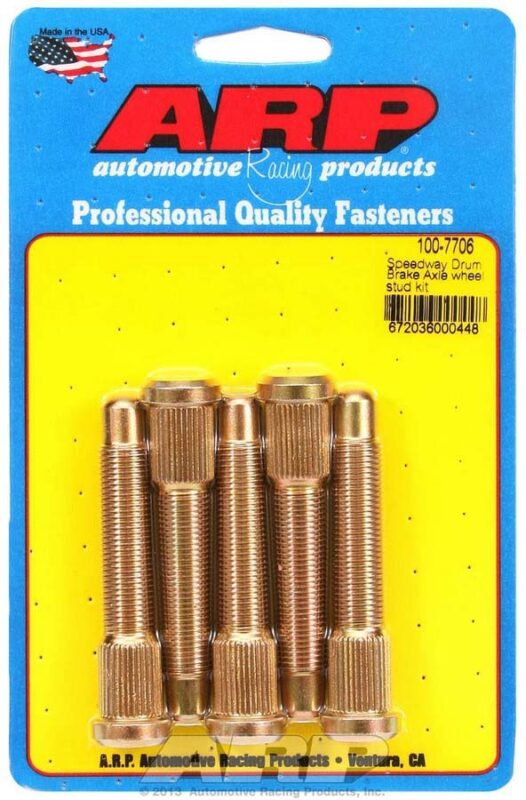 ARP Wheel Stud Kit - 1/2-20 2.970/.568 Knurl (5) 100-7706