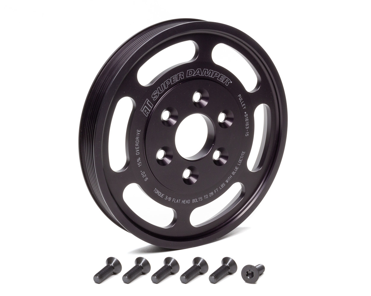 ATI PERFORMANCE Supercharger Pulley 8.597 Dia. 8-Groove 916163-15