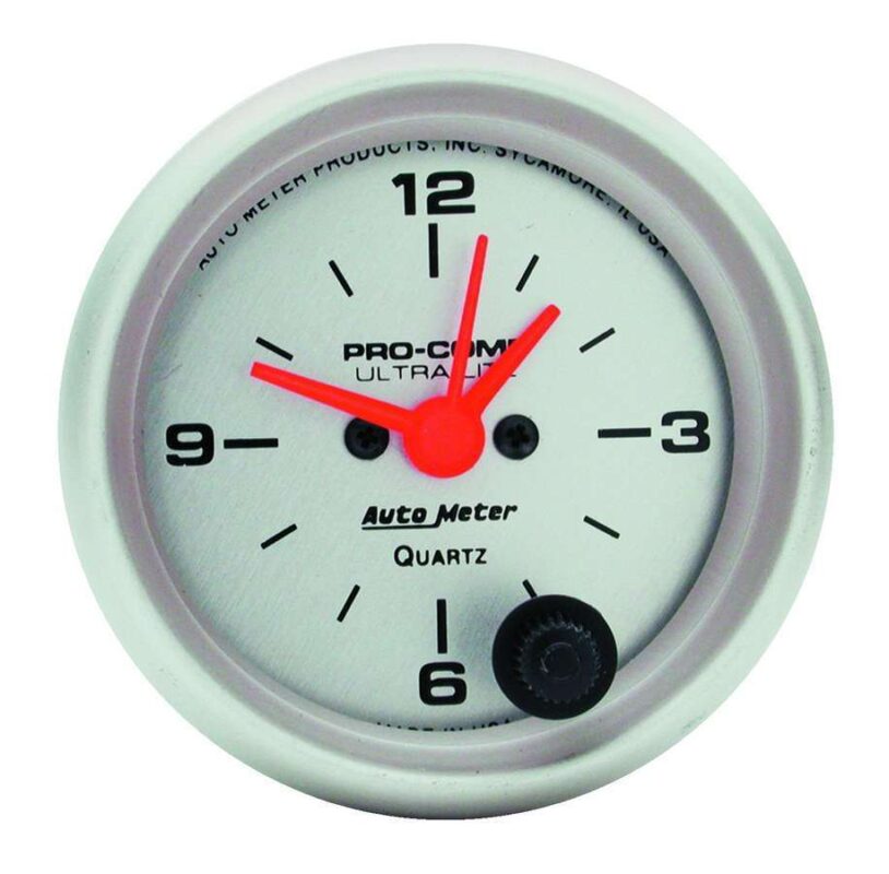 AUTOMETER 2-1/16in Ultra-Lite Clock 4385