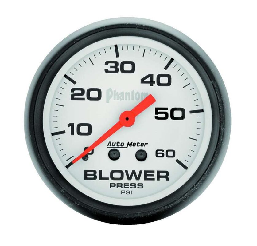 AUTOMETER 2-5/8in Phantom Blower Press. Gauge 0-60 5802