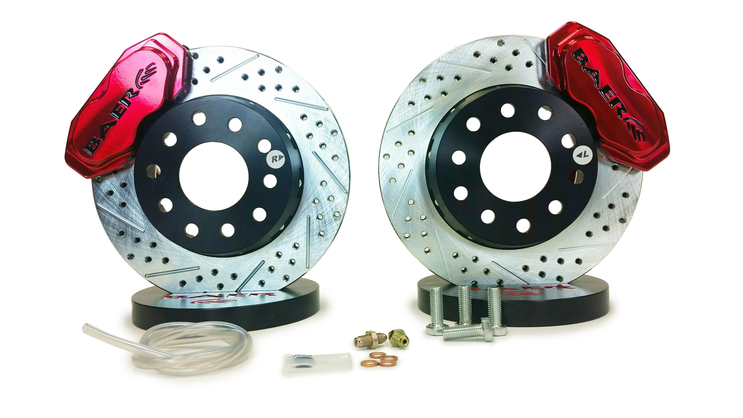 BAER BRAKES Deep Stage SS4+ Front B rake System 15- Mustang 4261428FR