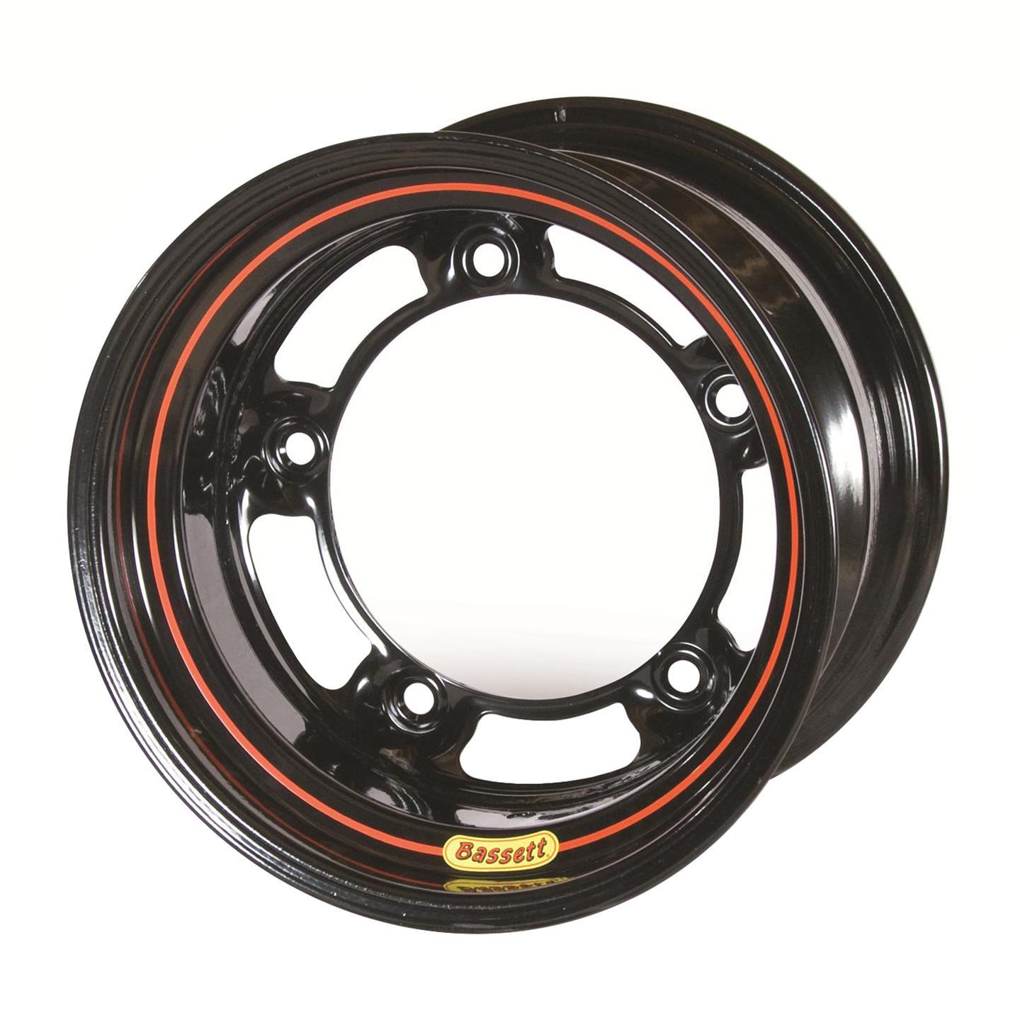 BASSETT Wheel 15in x 10in W/5 7in BS Black 50SR7