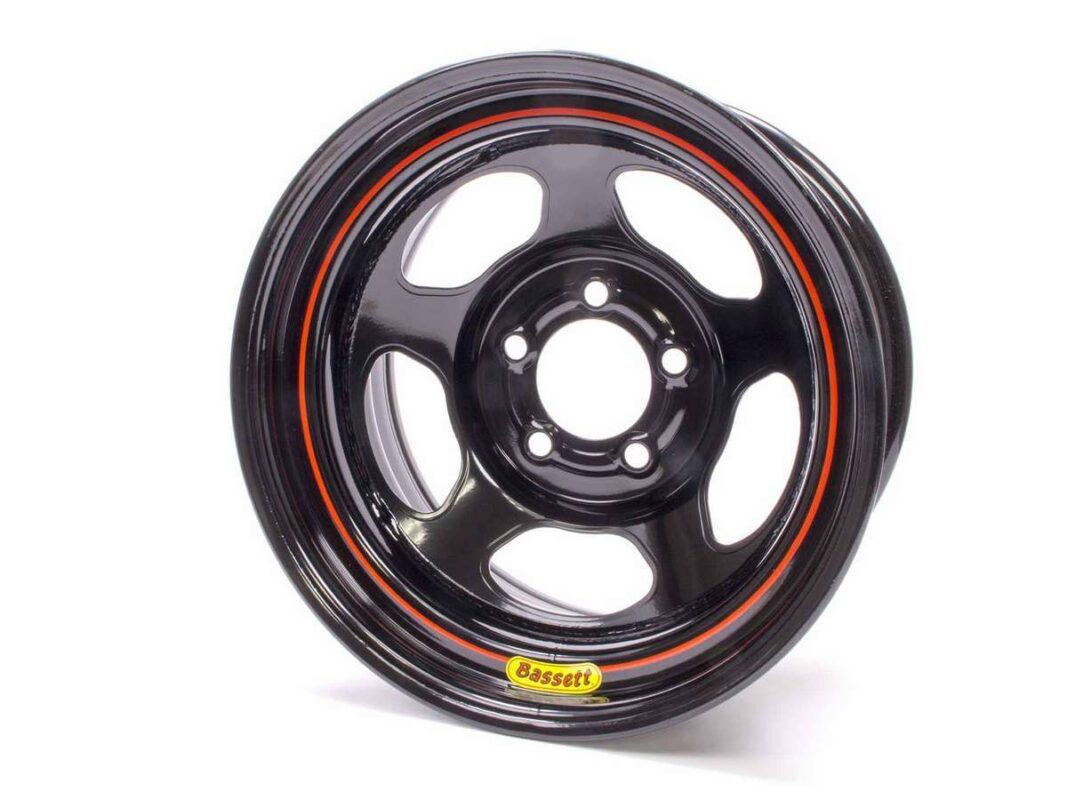 BASSETT 15x8 5x5 Blk Inertia Armor Edge 58R54EB