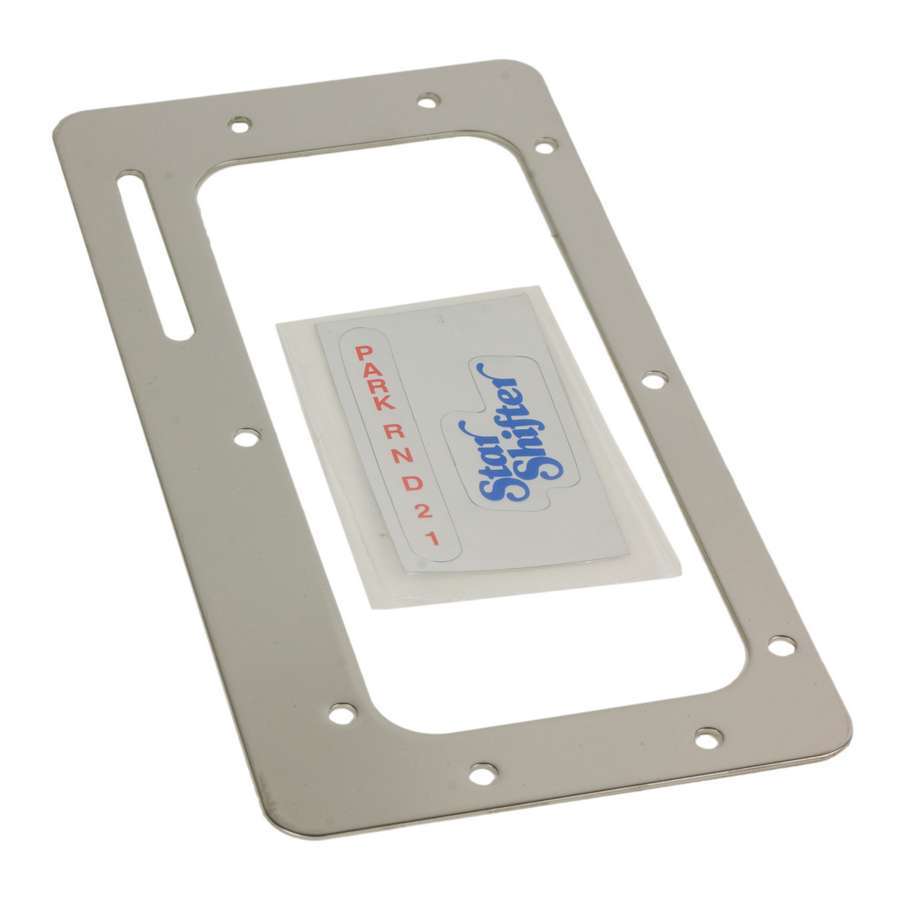 B and M AUTOMOTIVE Boot Plate 80616