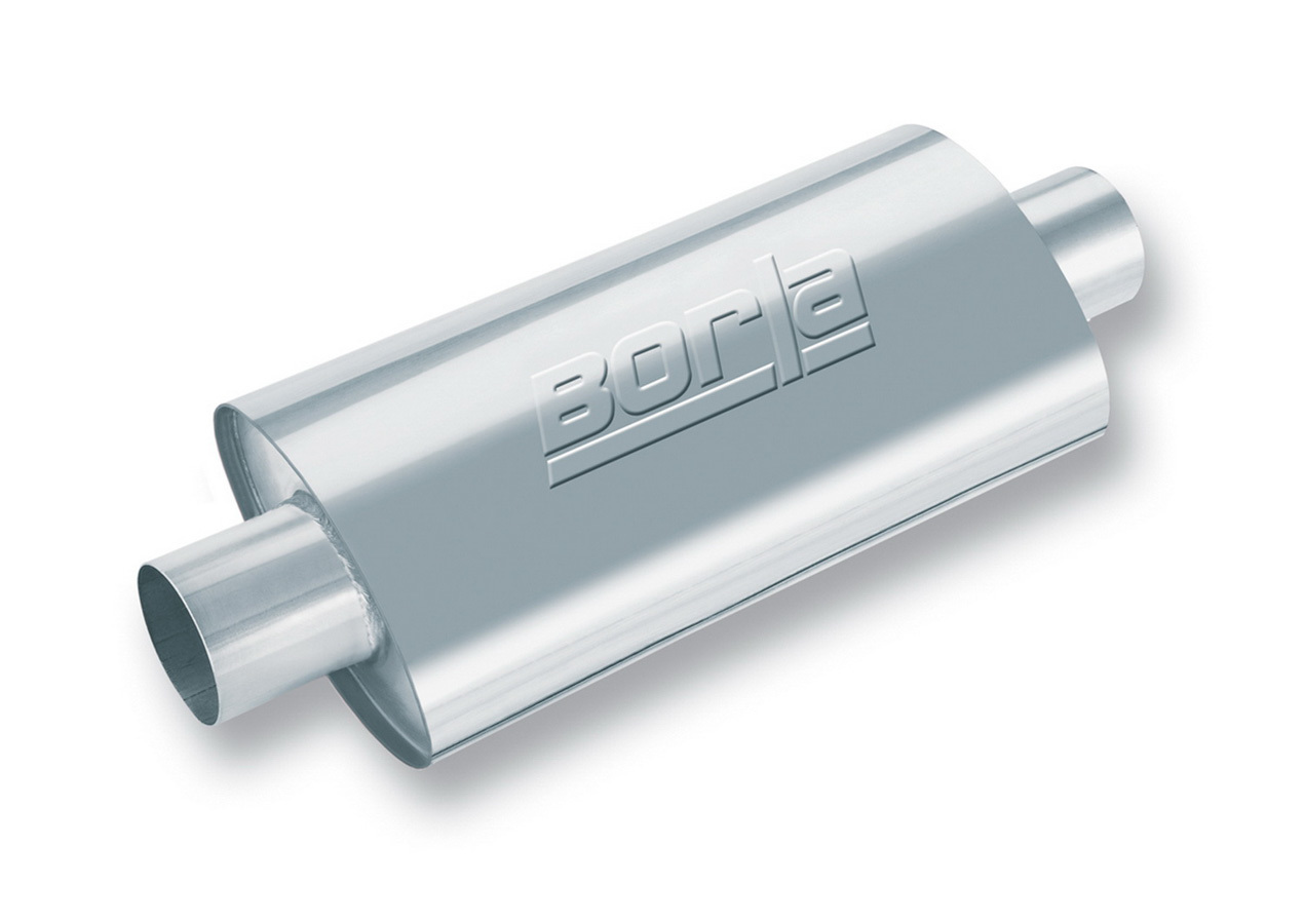 BORLA Sportsman XR-1 Shorty 4in In/Out x 12in Muffle 40947