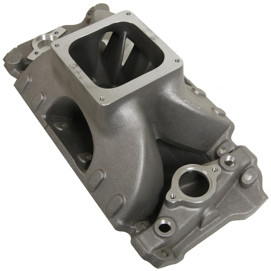 BRODIX BBC O/P Intake Manifold w/Dominator Flange BM 2017-O