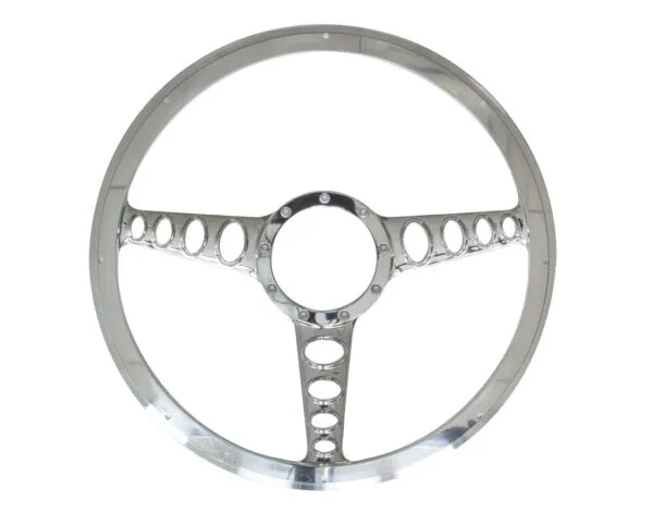 BILLET SPECIALTIES Half Wrap Billet Steerng Wheel 15.5in Outlaw 34445