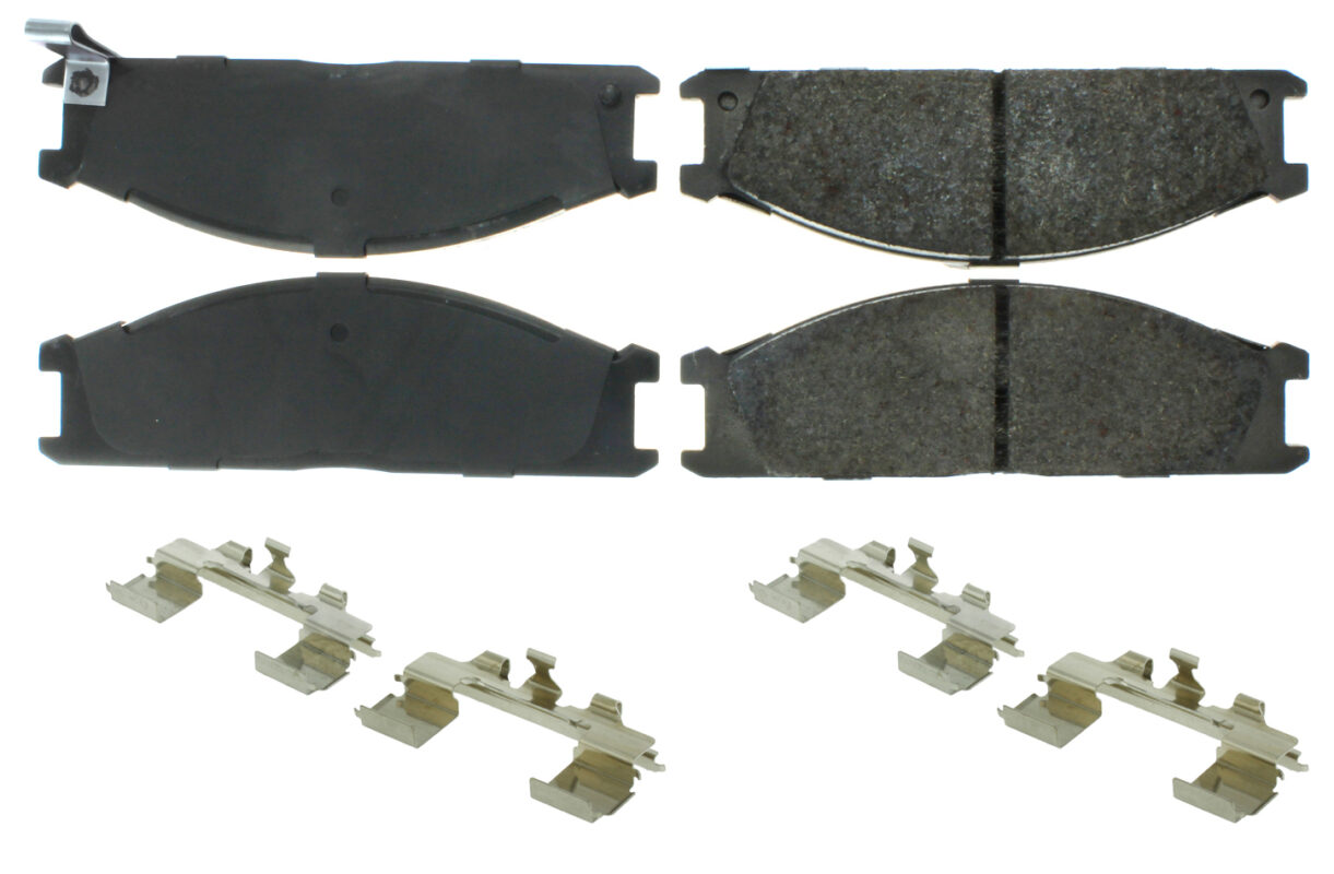CENTRIC BRAKE PARTS Premium Semi-Metallic Br ake Pads with Shims and ...
