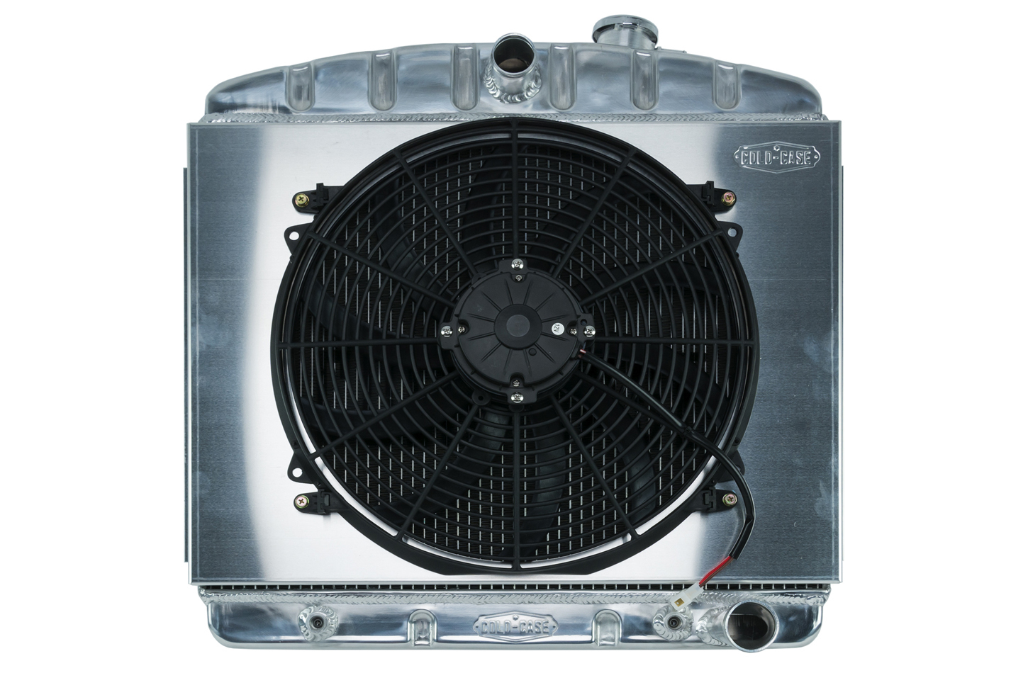 COLD CASE RADIATORS 55-57 Tri-5 Chevy Radiat or & 16in Fan Kit CHT562AK