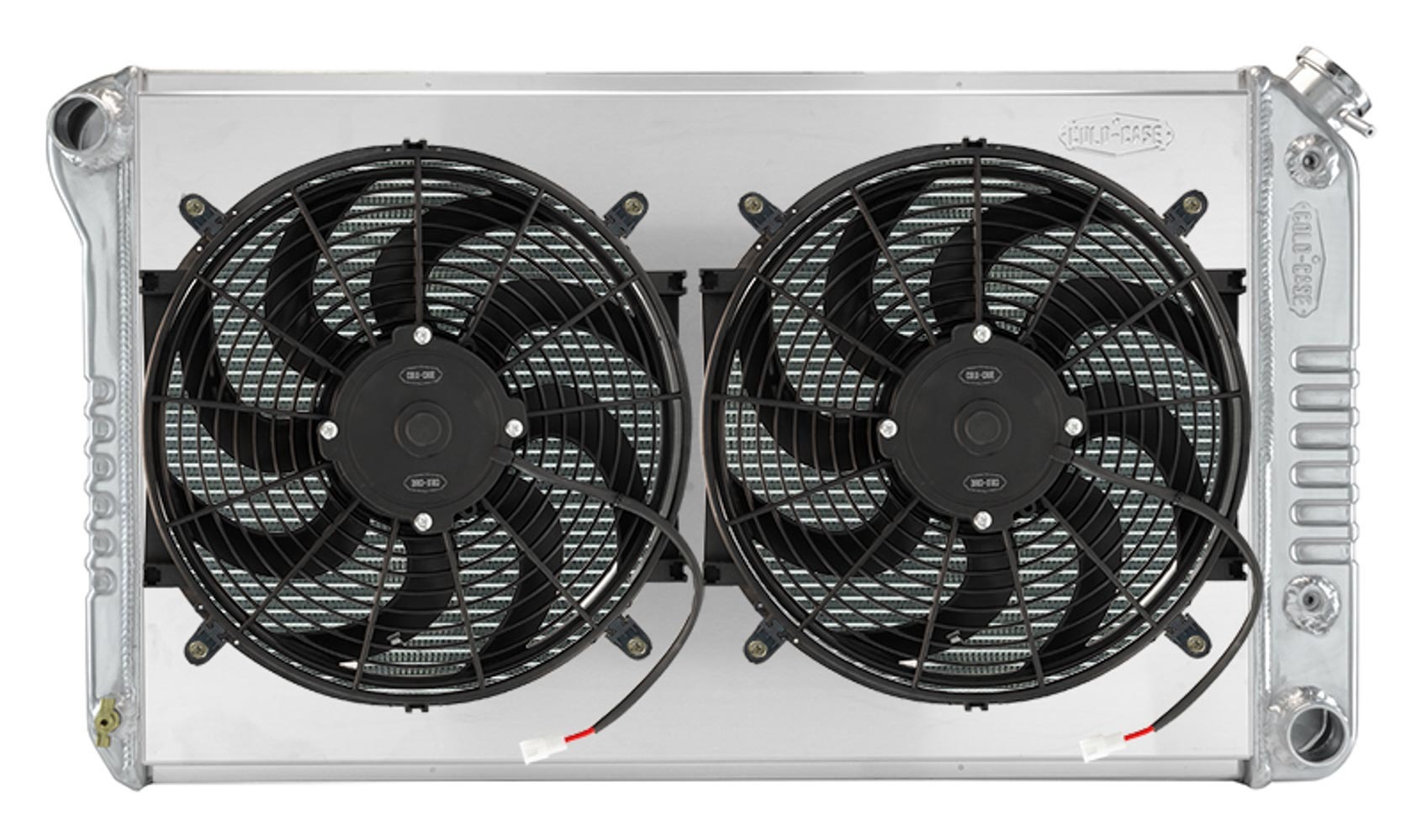 COLD CASE RADIATORS 68-77 A-Body Radiator w/Dual 14in Fan Kit GMA42ASK