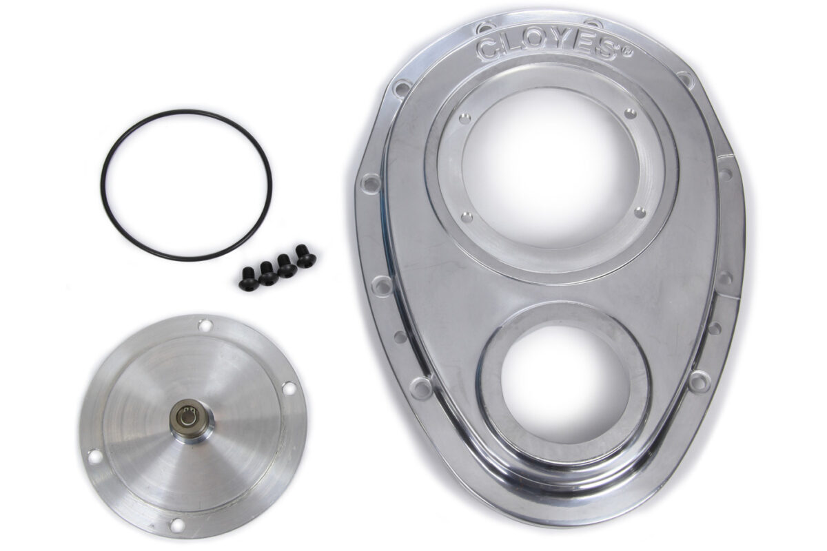CLOYES Aluminum Timing Cover - SBC w/BBC Snout 9-227