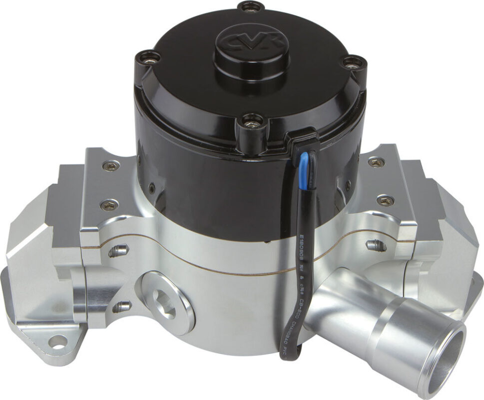 CVR PERFORMANCE SBF Billet Alum Electric Water Pump Clear 8502CL