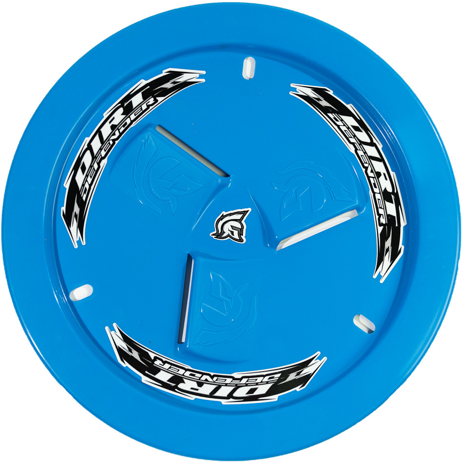 DIRT DEFENDER RACING PRODUCTS Wheel Cover Light Blue Vented 10180