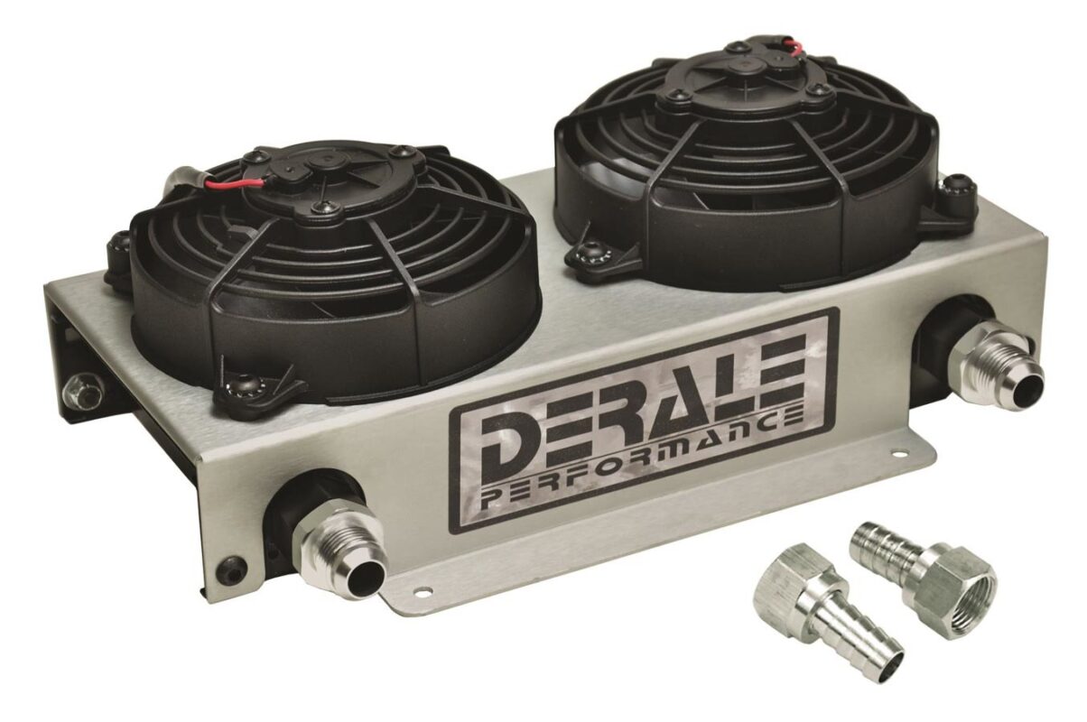 DERALE 19 Row Hyper Dual-Cool Remote Cooler (-10AN) 15845