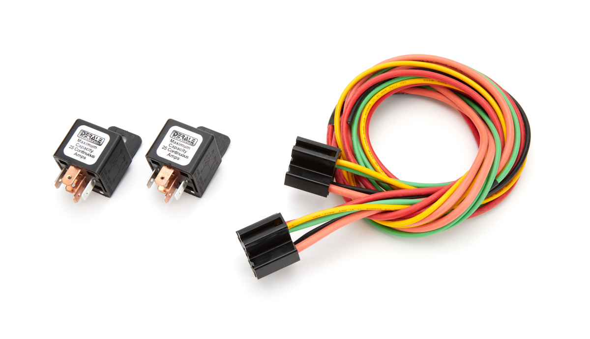 DERALE 40/60 Amp Dual Relay w/Wiring Harness 16765
