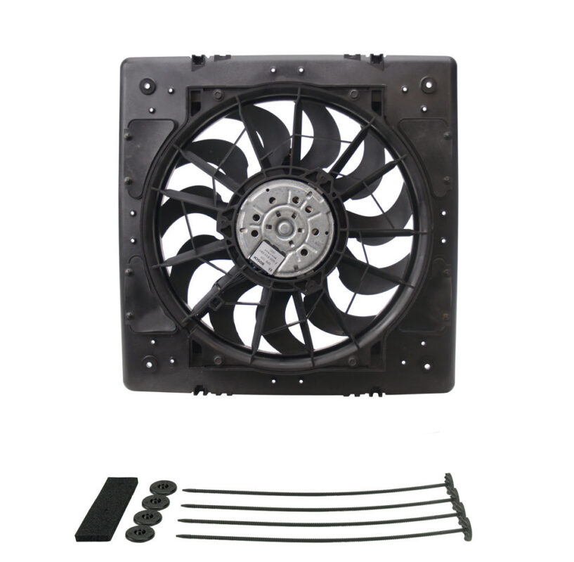 DERALE 13in High Output RAD Fan Single Puller 16926