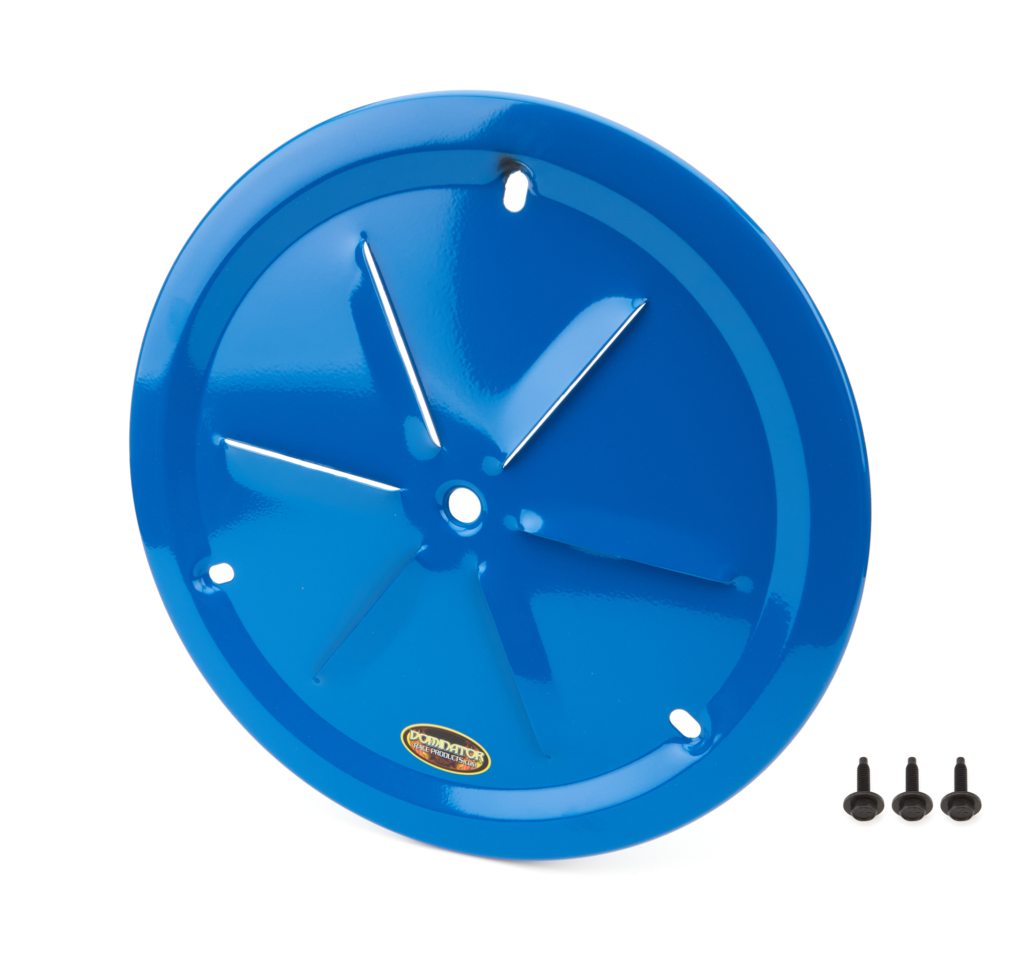 DOMINATOR RACE PRODUCTS Wheel Cover Louver Vent Alum Bolt 15in Blue ...