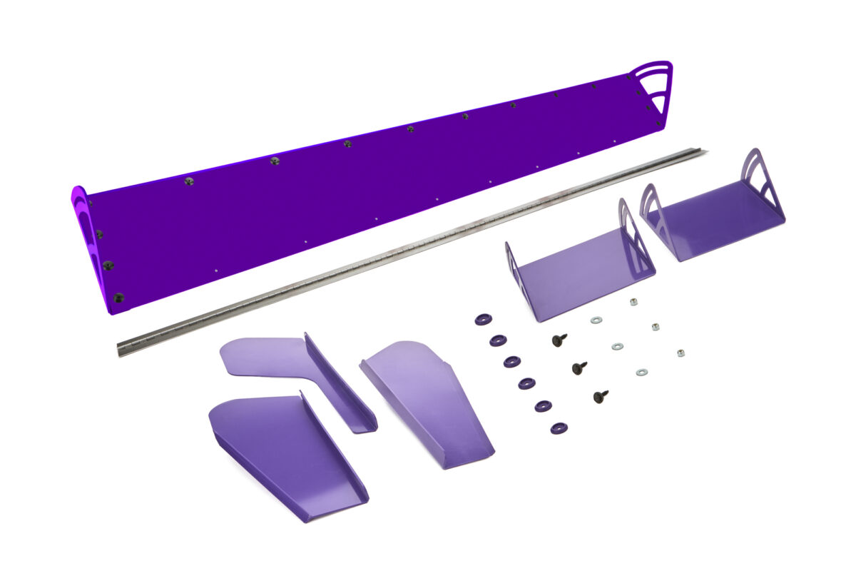 DOMINATOR RACE PRODUCTS Plastic Spoiler 8x72in LM Purple 920-PU