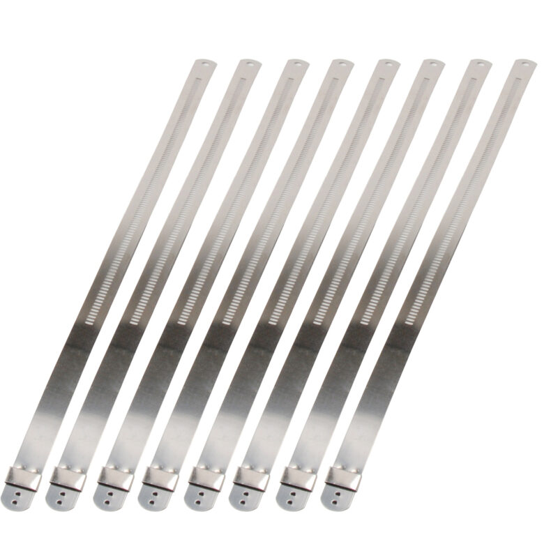 DESIGN ENGINEERING Positive Locking Ties 12mm x 9in 8-pk 10211