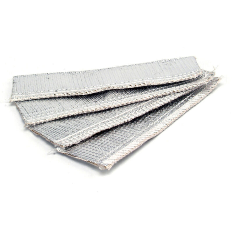 DESIGN ENGINEERING Aluminized Wire Sheath 3/4in x 6in 4 Pack 10409