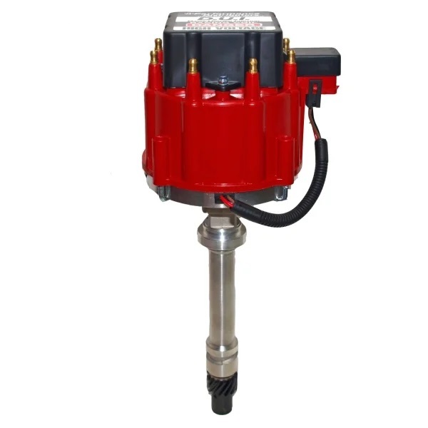 PERFORMANCE DISTRIBUTORS Racing Distributor SBC Locked Out Advance Red ...