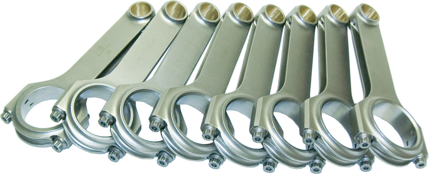 EAGLE BBC 4340 Forged H-Beam Rods 7.100 w/ARP2000 Blt CRS7100C3D2000