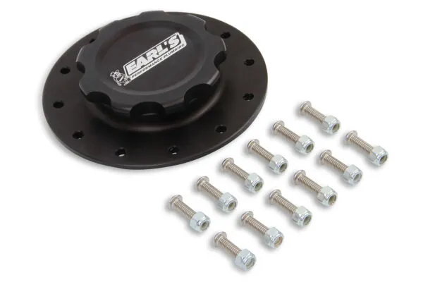 EARLS Alm Fuel Cell Cap & Bung w/12 Bolt Flange 166017ERL