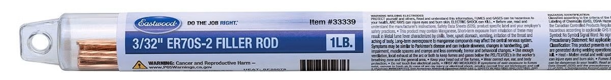 EASTWOOD Filler Rod ER70S-2 3/32 1LB 33339