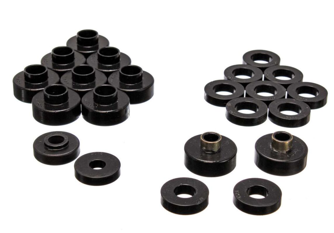 ENERGY SUSPENSION 76-79 CJ Body Mounts Black 2.4103G