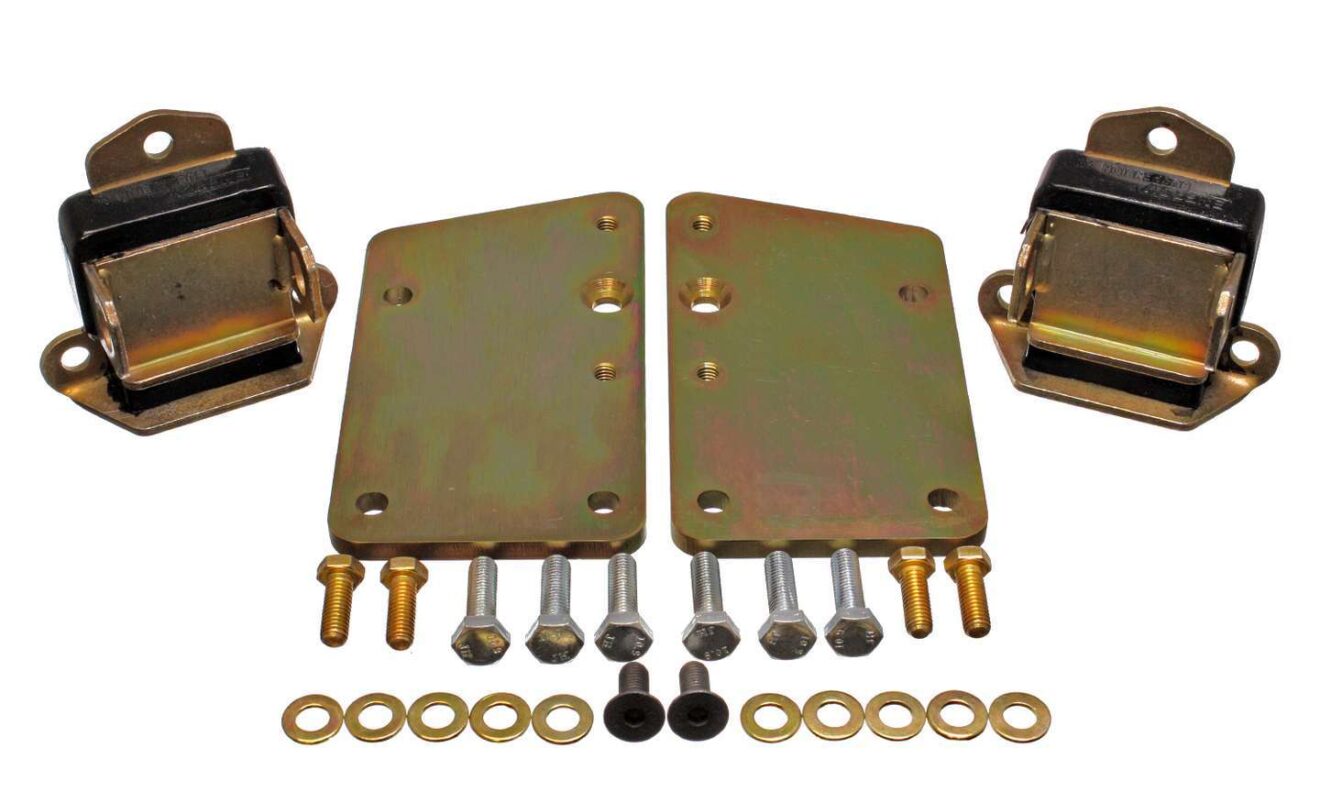 ENERGY SUSPENSION LS1 Engine Conversion Mounts Short/Wide Zinc 3.1148G