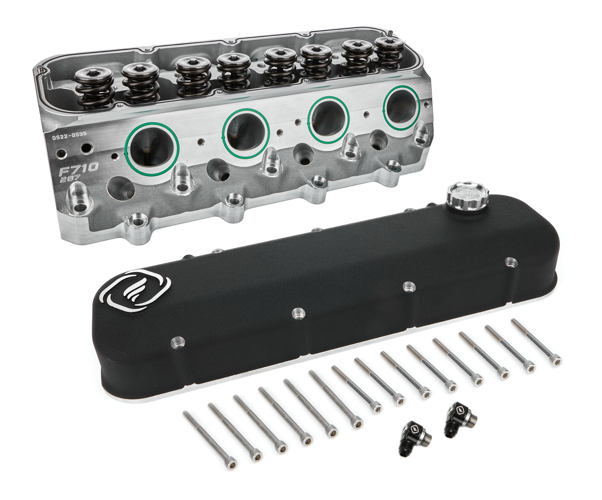 FRANKENSTEIN ENGINE DYNAMICS F710 LS7 Cylinder Head Square Port ...