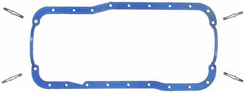 FEL-PRO Oil Pan Gasket Set PermaDry One Piece Rubbr OS 34508 R