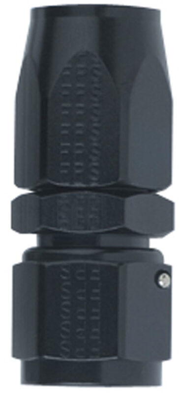FRAGOLA #12 Straight Power Flow Hose End Black 100112-BL