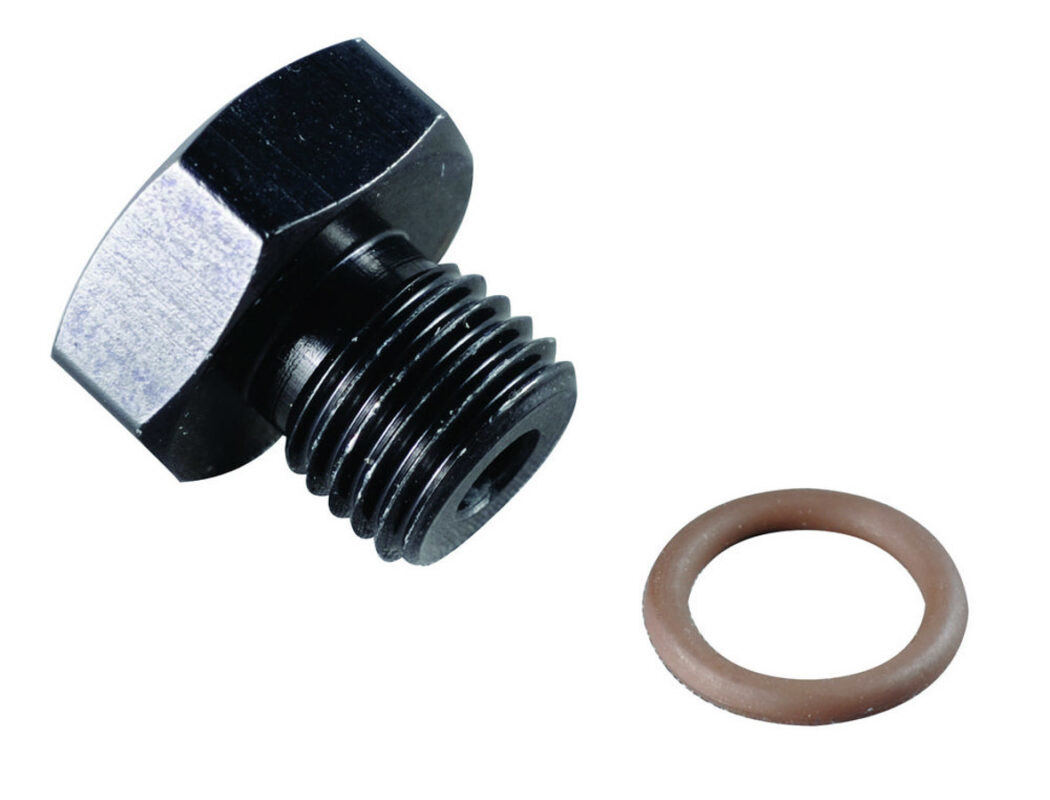 FRAGOLA #3 Port Plug 3/8-24 Black 481403-BL