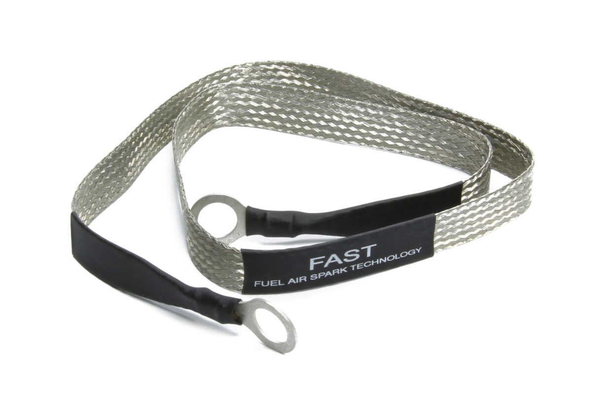 FAST ELECTRONICS Ground Strap 24in Length w/ 3/8-Stud Eyelets 6000-6720