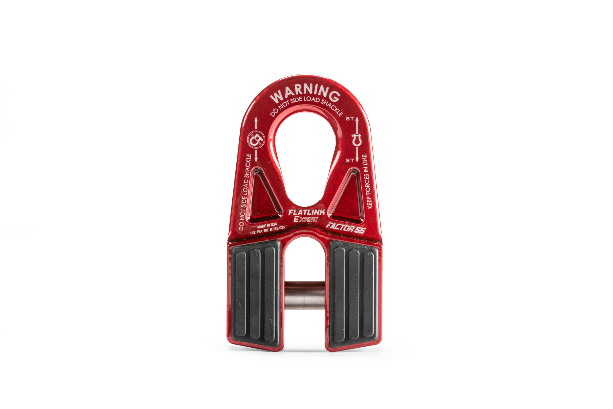 FACTOR 55 Flatlink-E Expert Winch Shackle Mount Red 00080-01