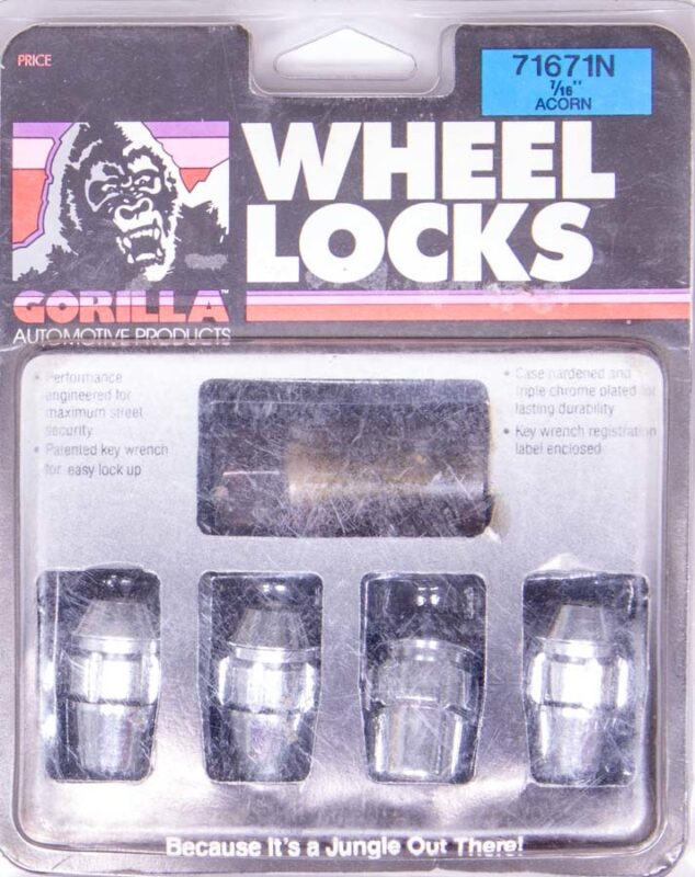 GORILLA Wheel Lock 1/2 Acorn (4) 71681N