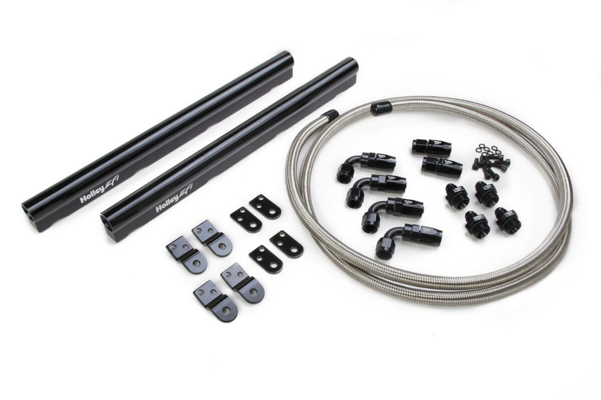 HOLLEY Billet Alm Fuel Rail Kit GM LS Factory Intakes 534-210