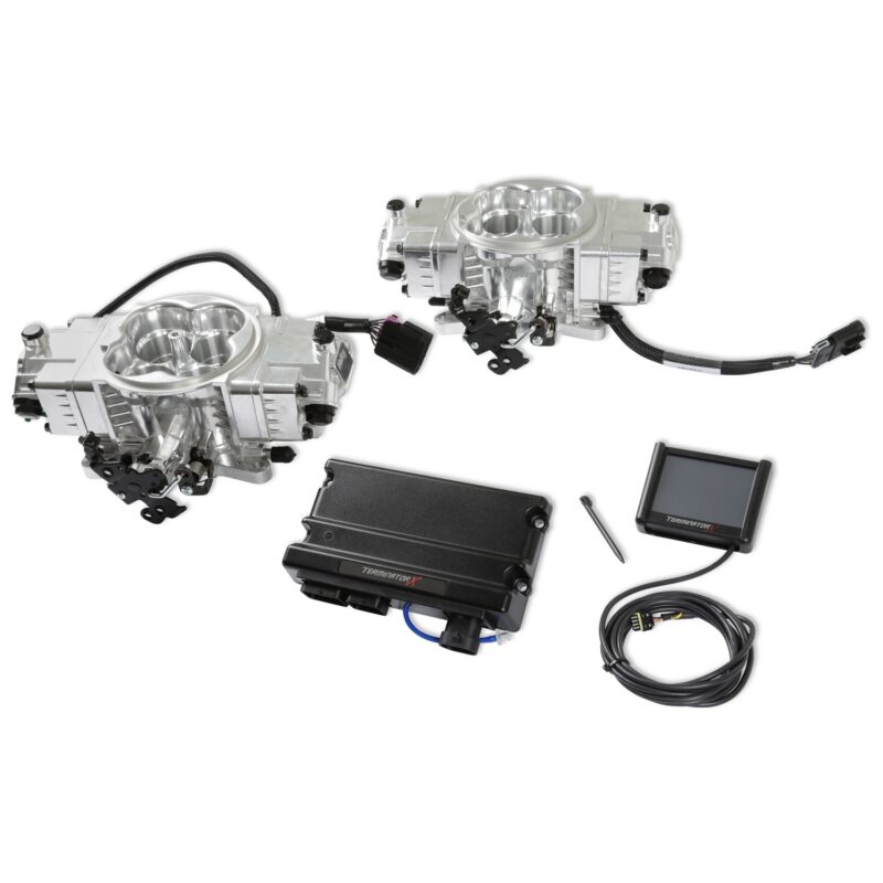 HOLLEY Terminator X Stealth Kit 4150 2X4 - Shiny 550-1074