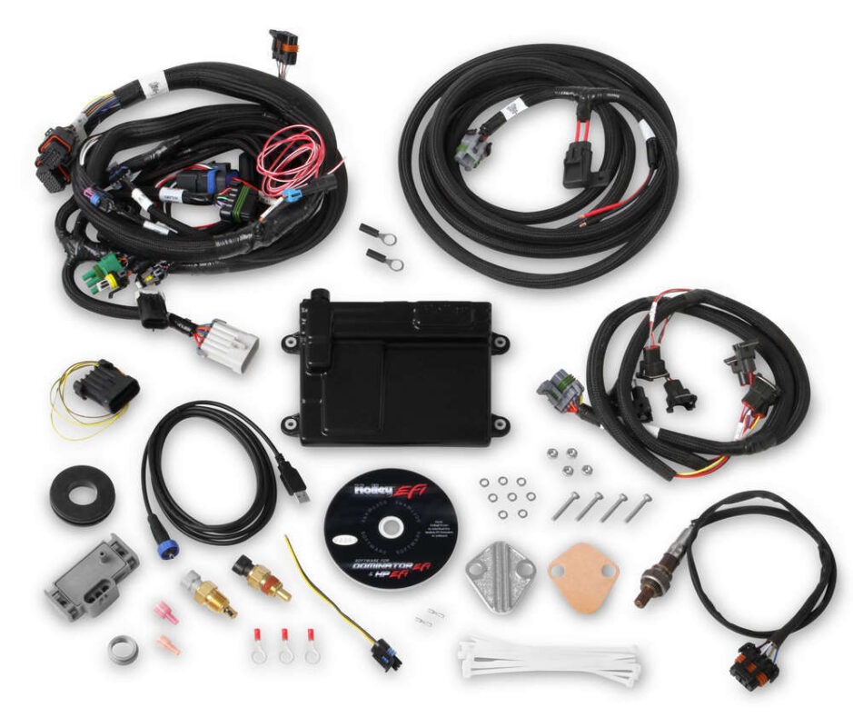 HOLLEY HP ECU & Harness - Ford MPFI NTK 550-606N
